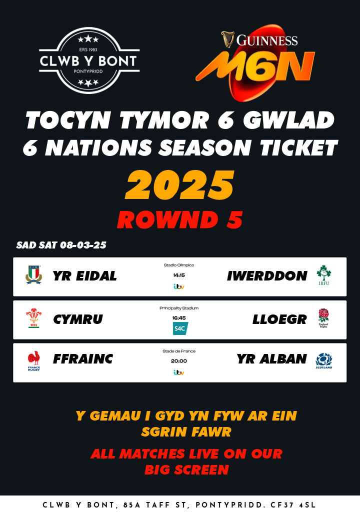 Events – Clwb Y Bont